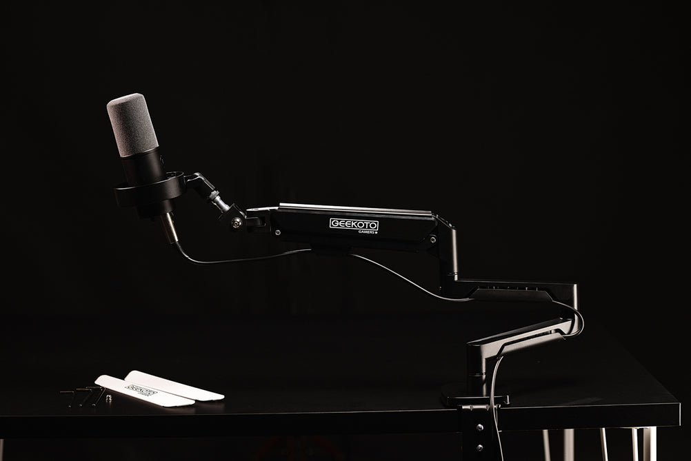 GG-Mic Support | Modular Pneumatic Mic Arm by Geekoto